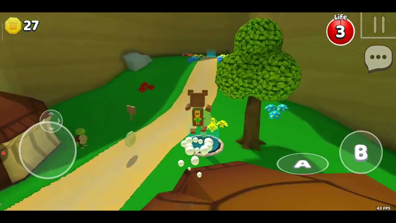 Defeating the renowned yeti and the turtle golem(super bear adventure ...