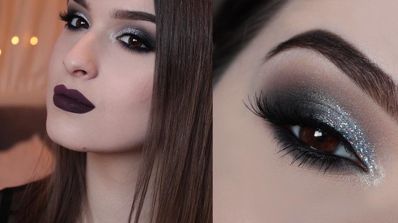 Χριστουγεννιάτικο Μακιγιάζ | Christmas Glitter Makeup 2018 - YouTube