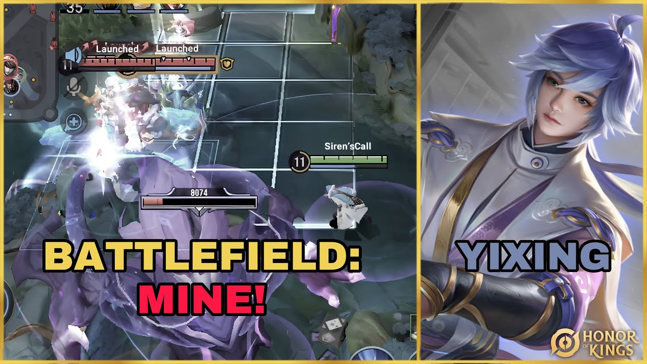 HOK: YIXING GAMEPLAY | THE BATTLEFIELD IS MINE! | HONOR OF KINGS - YouTube