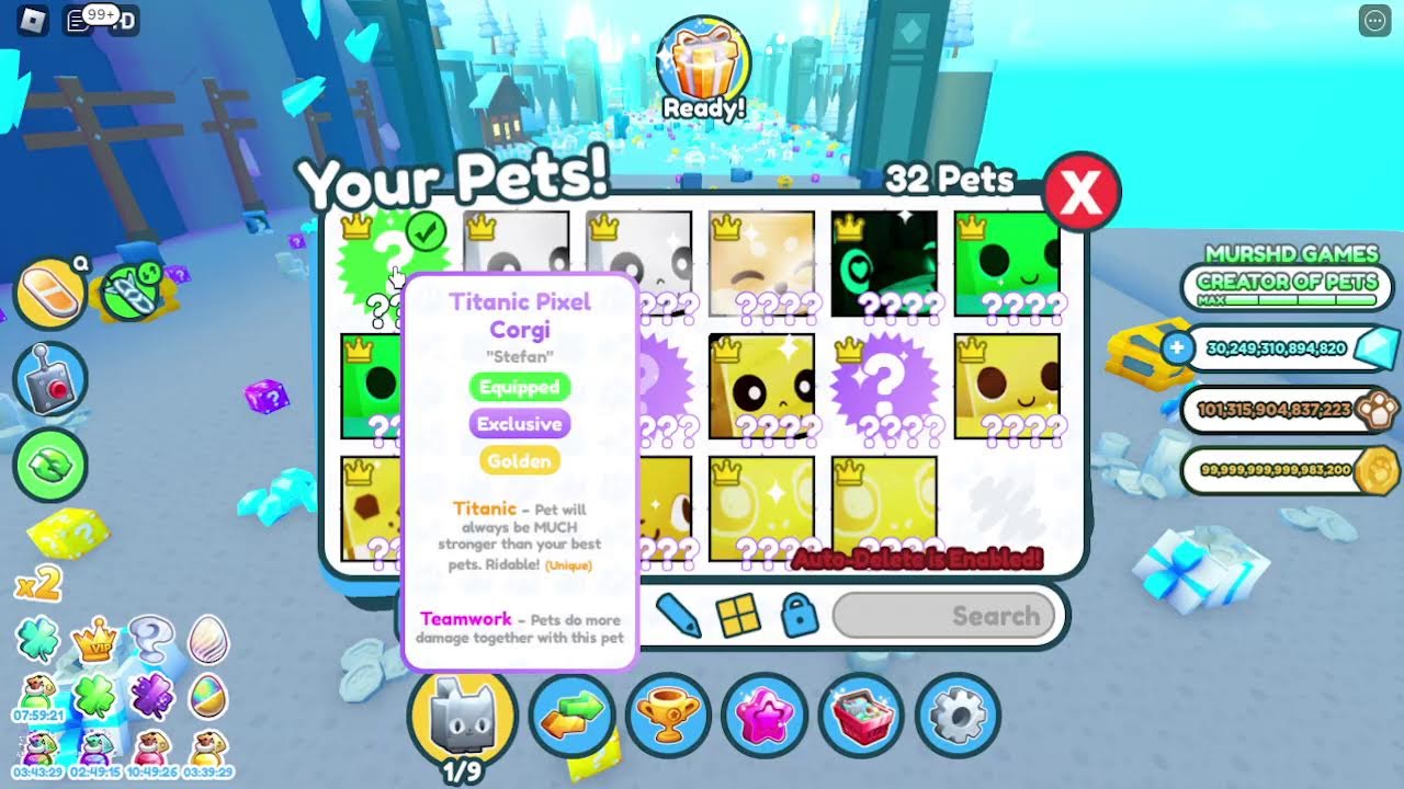 GETTING SUSSY TITANICS IN PET SIM O???? - YouTube