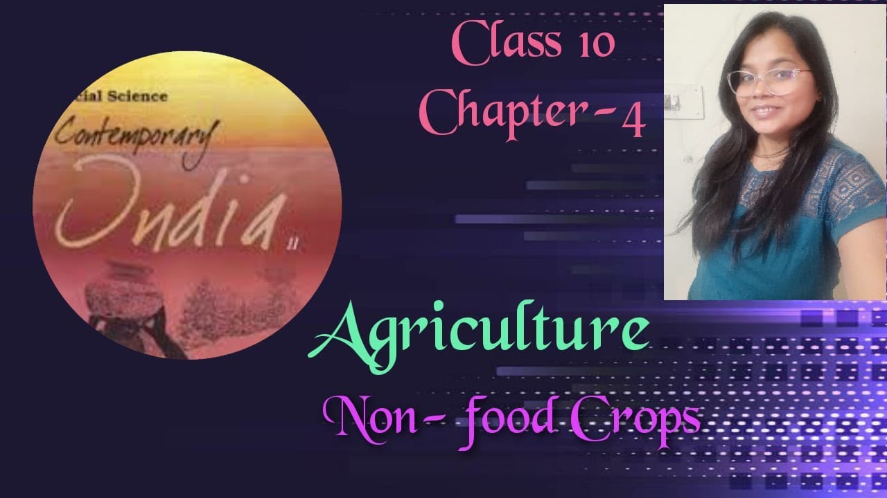 "NON FOOD CROPS" chapter 4 Agriculture class 10 ECONOMICS NCERT - YouTube