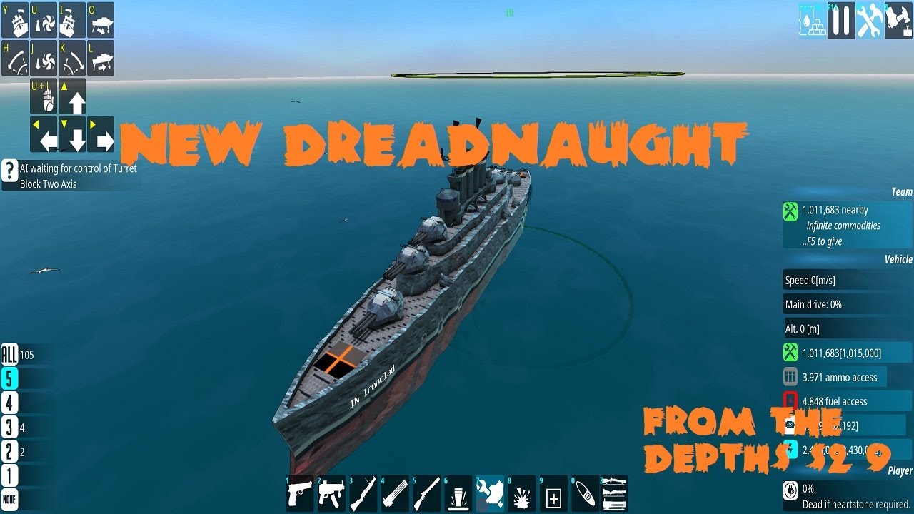 From The Depths S2 #9 The Saturn Class Dreadnaught - YouTube
