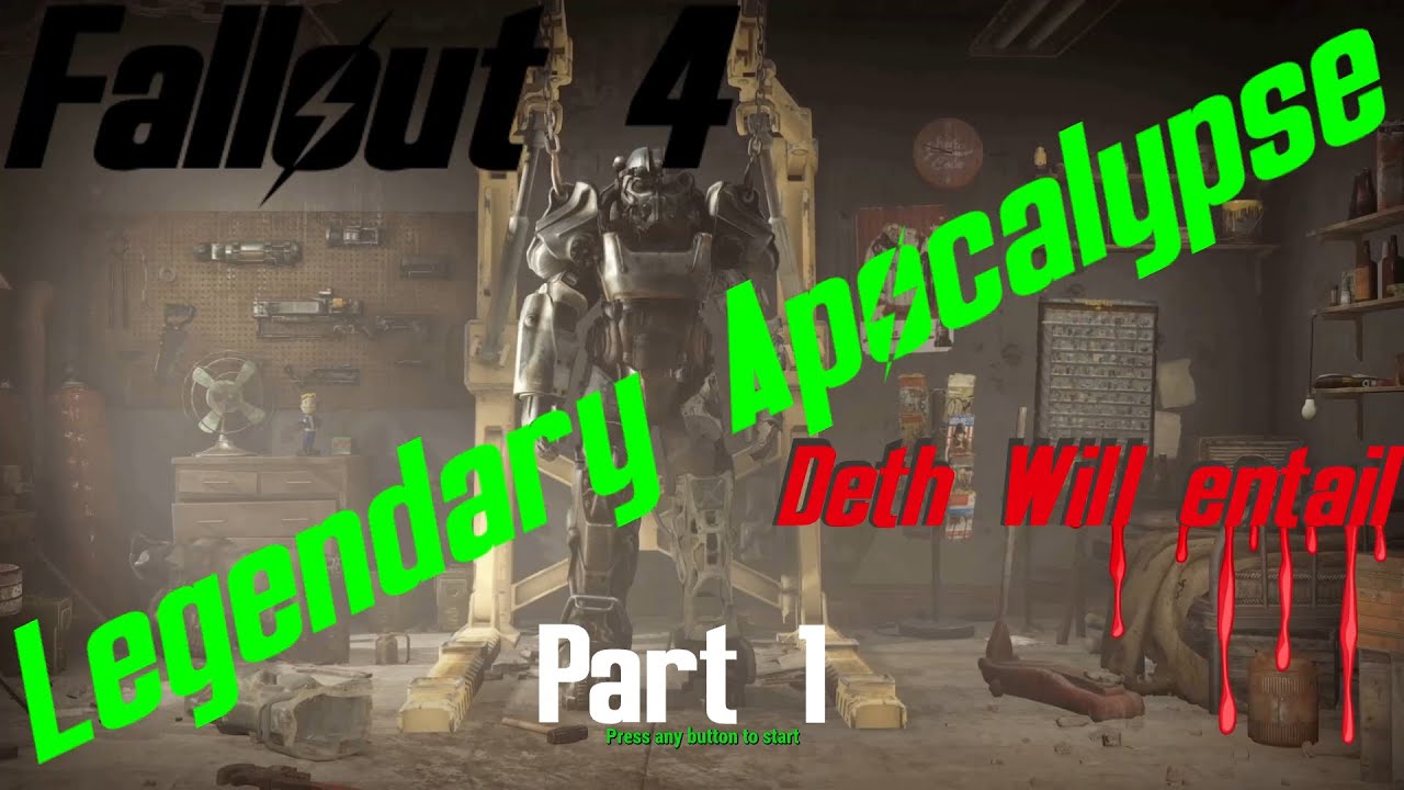 Fallout 4 Legendary Apocalypse Part 1 : Angela Deth - YouTube