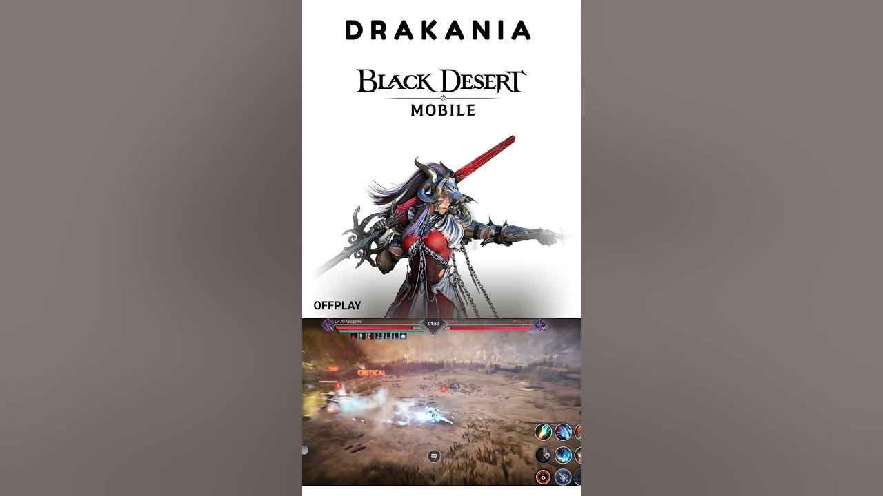 Drakania PvP Black Desert Mobile - YouTube