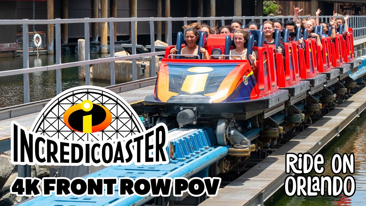 The Incredicoaster at Disney California Adventure - 4K Horizon Locked ...