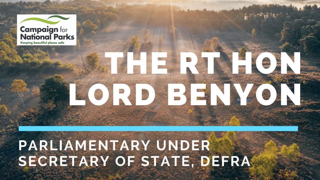 The Rt Hon Lord Benyon speaks at Campaign for National Parks Council ...