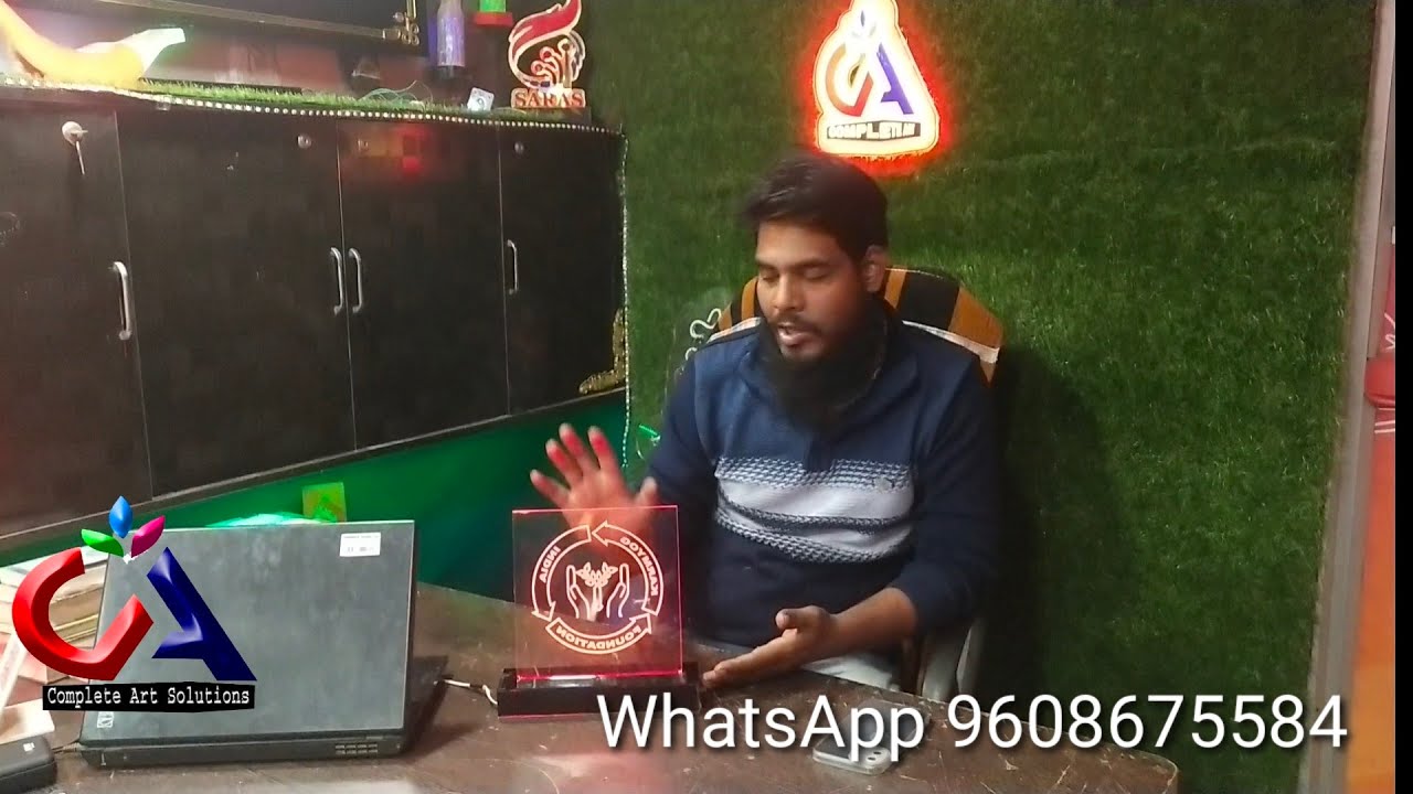 LED momento complete art solutions maaz ranchi - YouTube