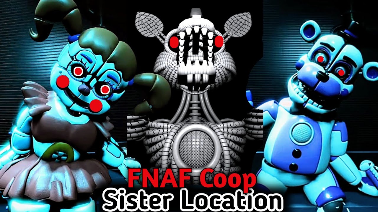 Roblox FNAF Coop Sister Location Update Night 1 To Night 6 Full ...
