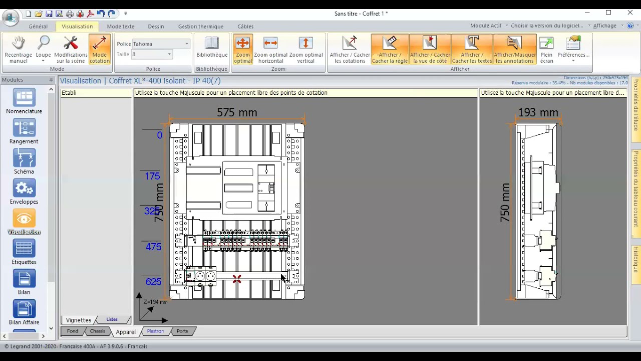 Logiciel XL Pro³ Tableaux #5 Visualisation - YouTube