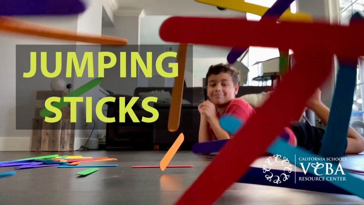 Jumping Sticks Family Activity - YouTube