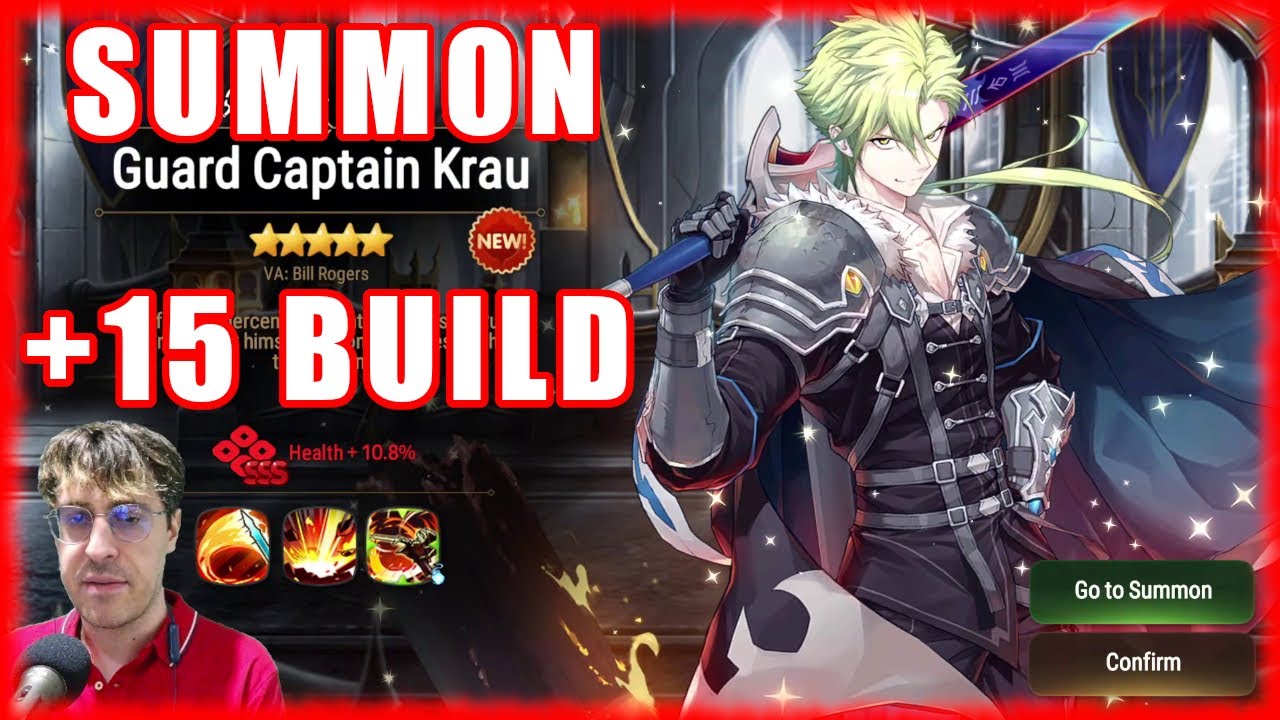 Guard Captain Krau Summons & +15 Build 🔥 Epic Seven - YouTube