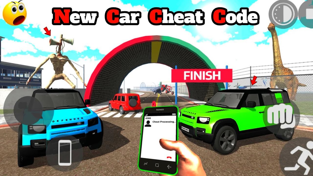 Yfg😍Defender🚕car New🌃City Version-2 Code📲in Indian bike🚀Driving 3D Game ...