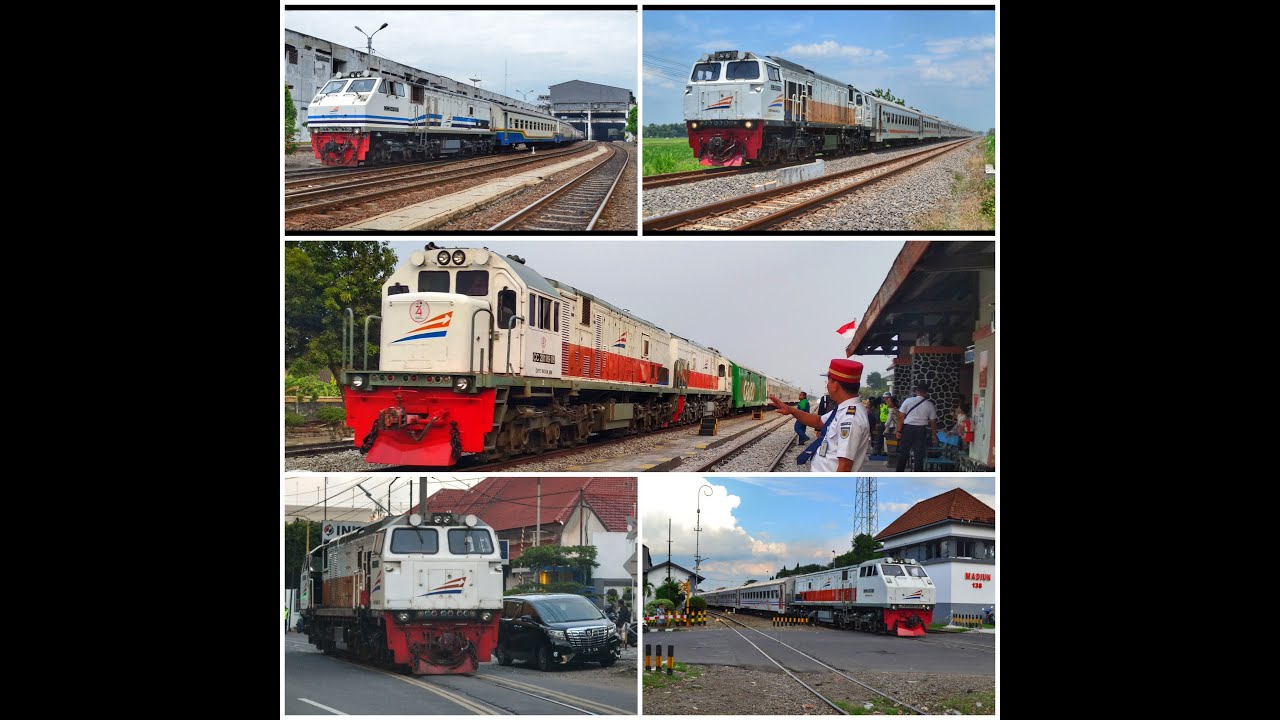 Kompilasi CC201 CC203 CC206 || General Electric Locomotives U18C, U20C ...