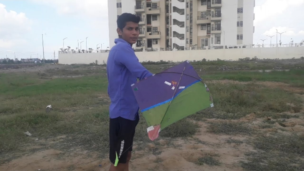 Kite flying on ground | kite fighting | kite flying | Ankit kite ...