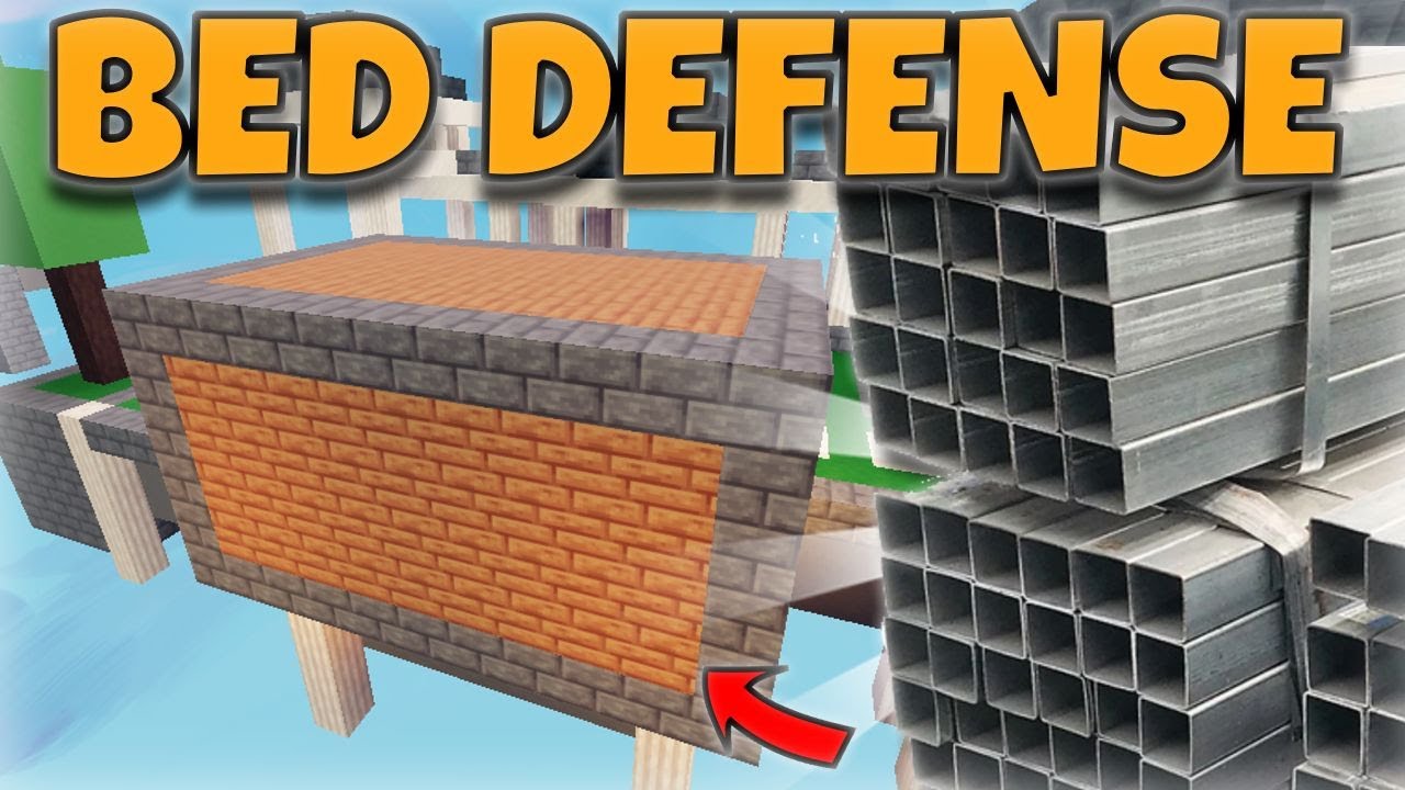 How to use Galvanized Steel to make a Bed Defense | Roblox Bedwars ...