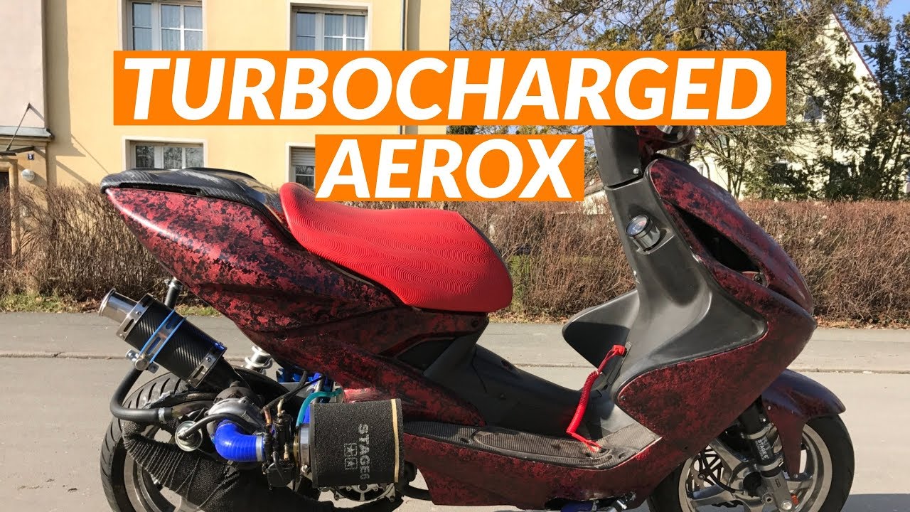 Turbo Yamaha Aerox Supercharged 2 Stroke Minarelli 40 HP/PS #4 Running ...