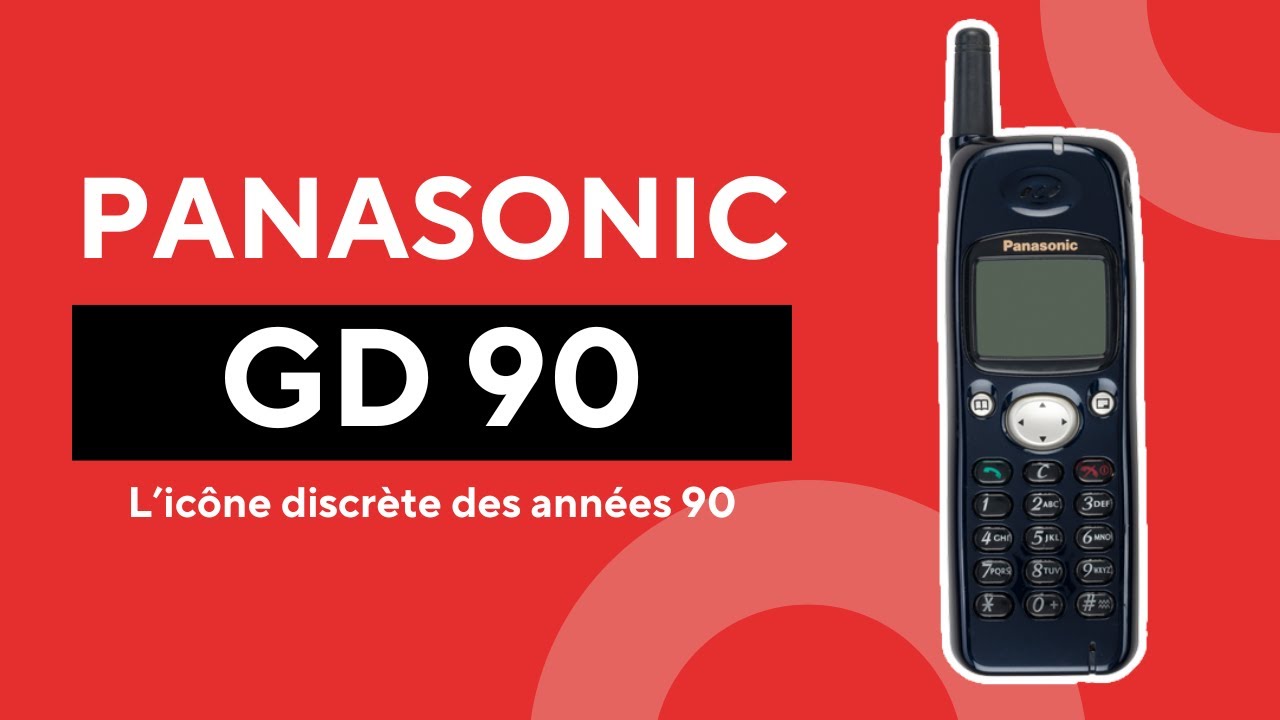 Panasonic GD90 : retour sur l’icône discrète des années 90 📱 - YouTube