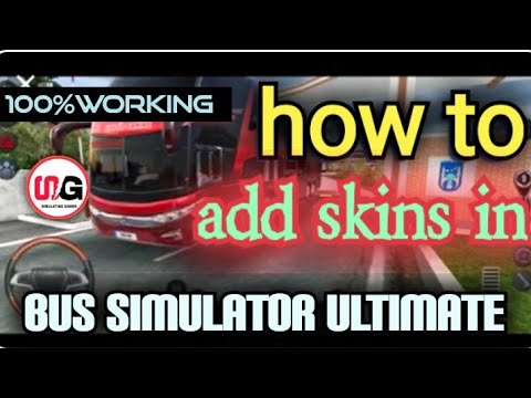 how to add skins in bus simulator ultimate - YouTube