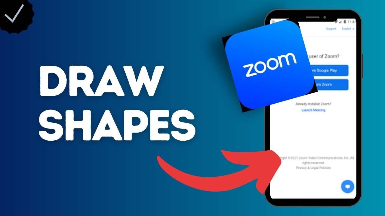 How to draw shapes on whiteboard on Zoom? - YouTube