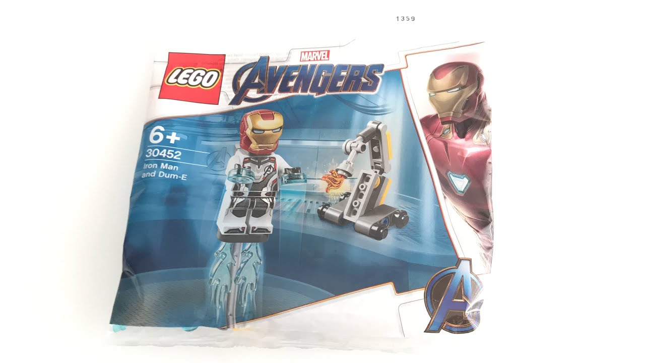 LEGO MARVEL SUPER HEROES 30452 Iron Man e Dum-E - I LOVE POLYBAG ...