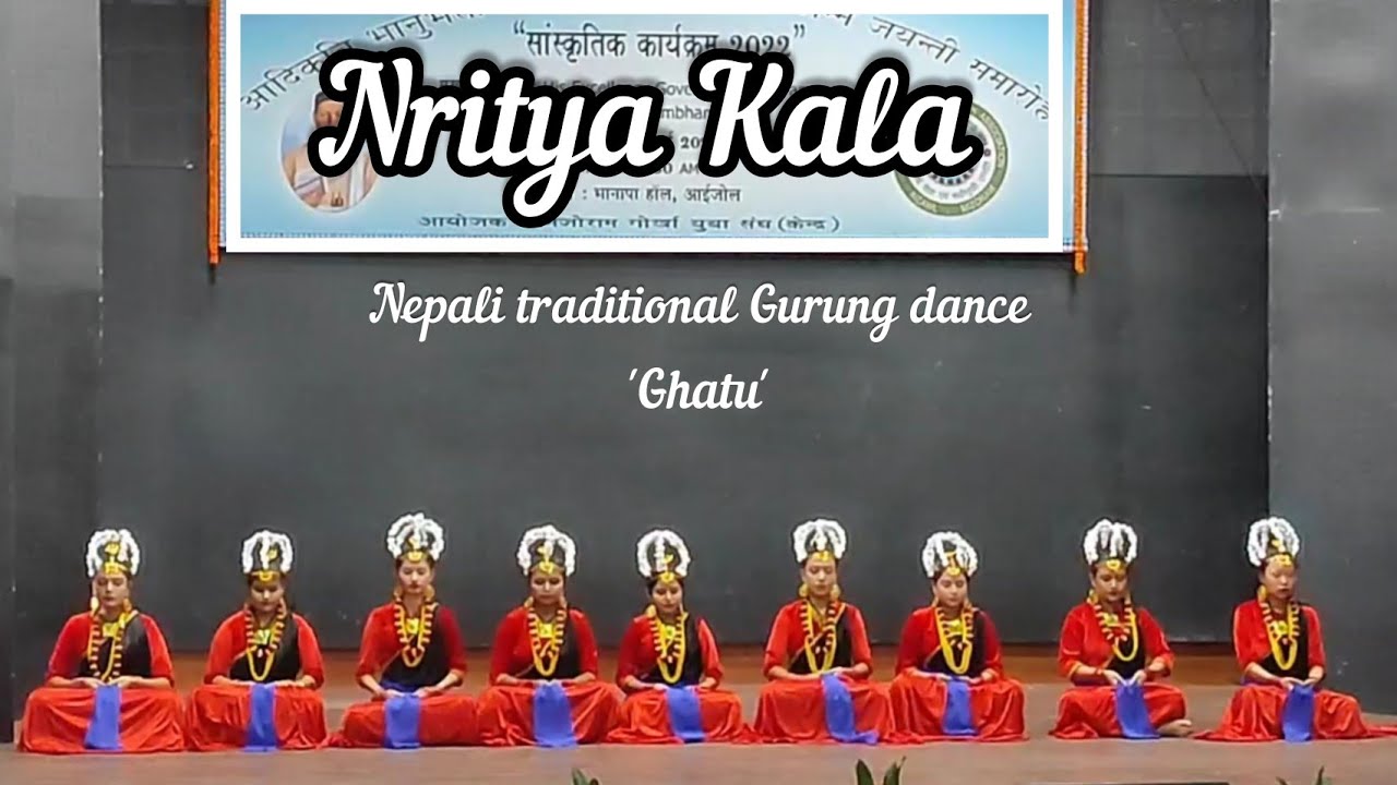 Ghatu Nepali Folk Dance 'Daya Sari Biruwa Ta'. 208th BHANU JAYANTI ...