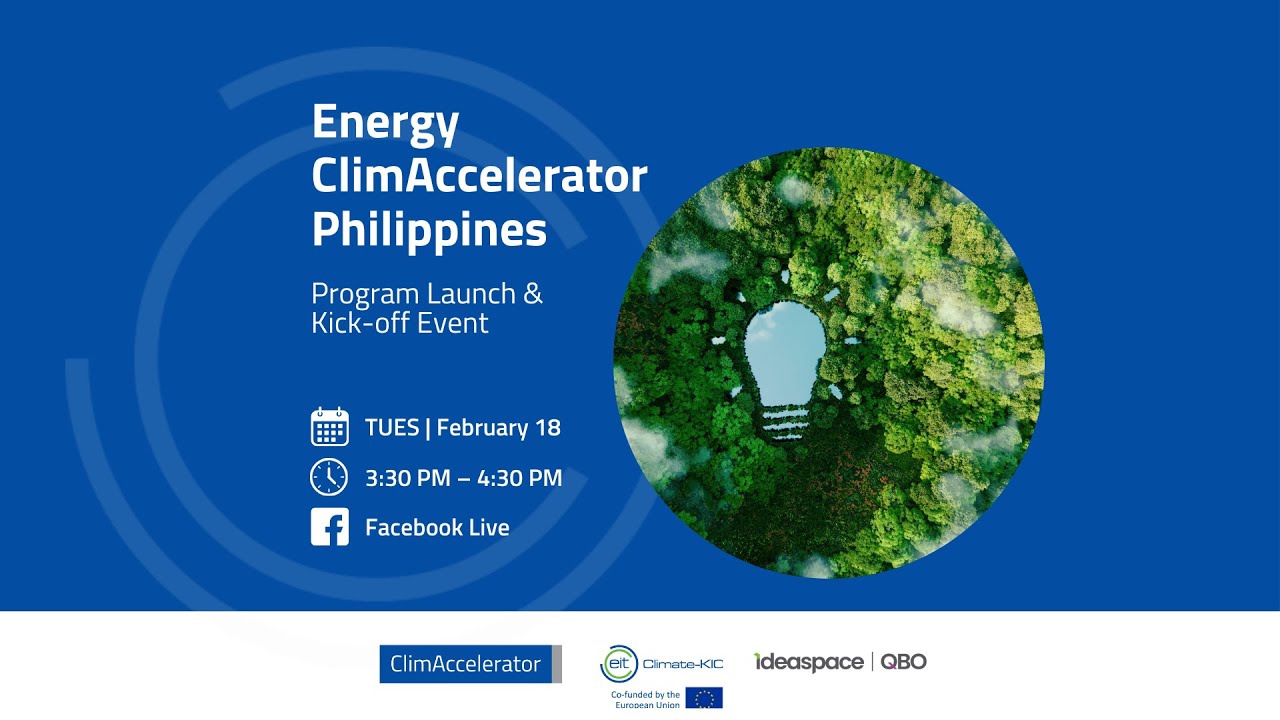 ClimAccelerator Philippines Program Launch & Kickoff Event - YouTube