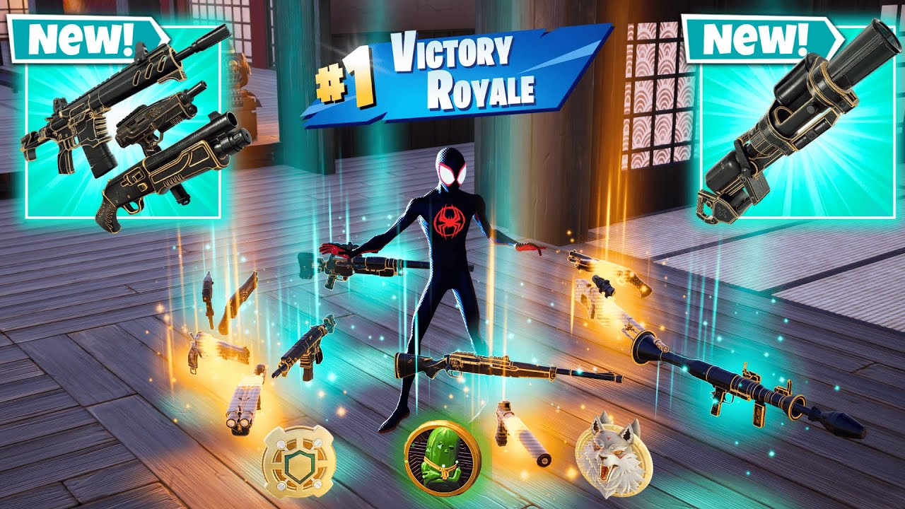ALL MYTHIC AND EXOTIC GUNS IN FORTNITE (NEW! Fortnite Chapter 6 Season ...