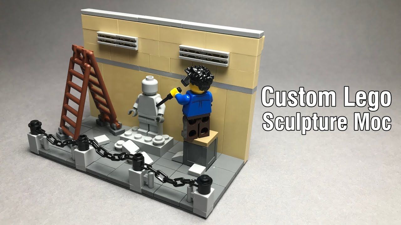LEGO Sculpture Artist Mini MOC - YouTube