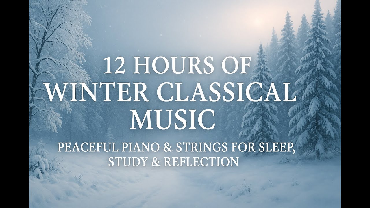 12 Hours of Winter Classical Music — Peaceful Piano & Strings for Sleep ...
