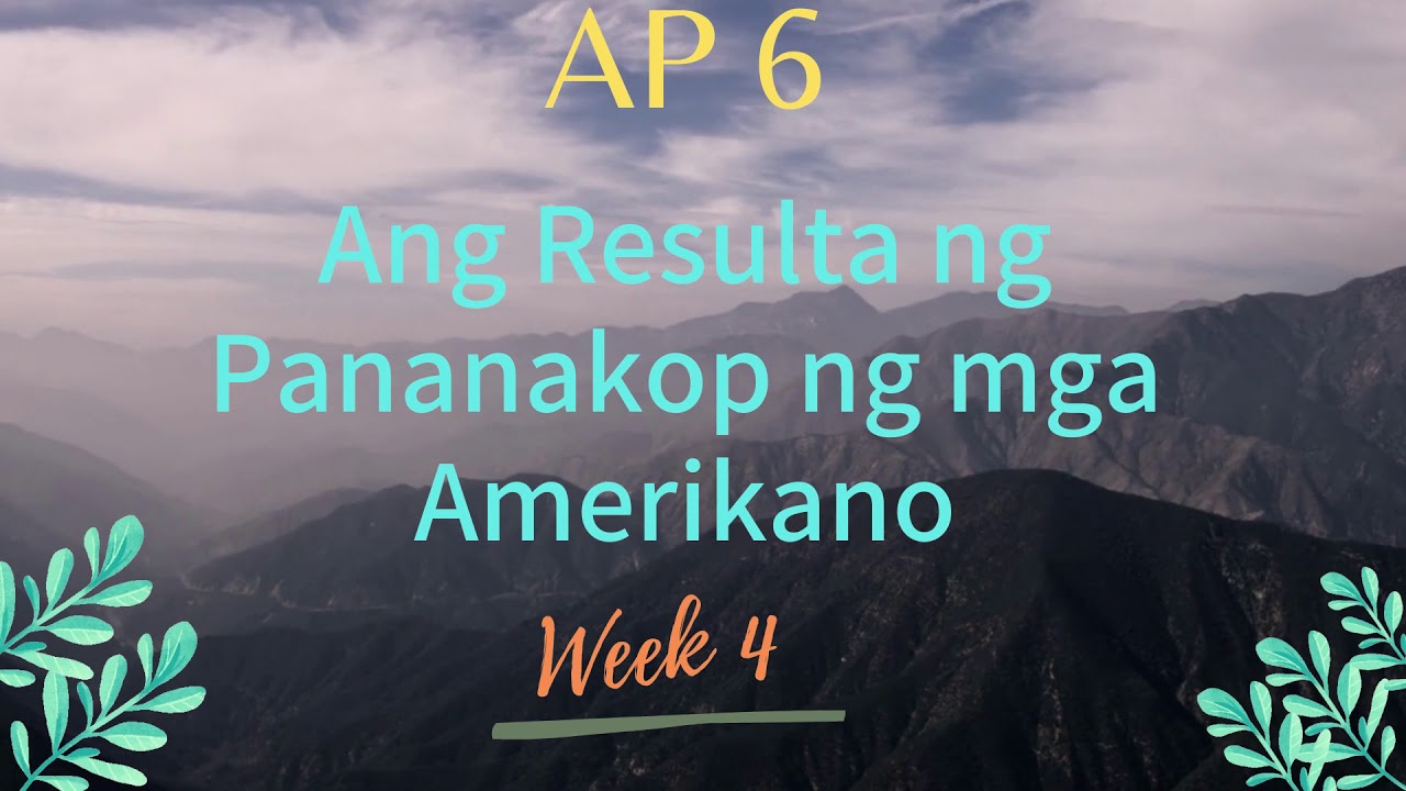 AP 6 Q2 Week 3 4 - YouTube