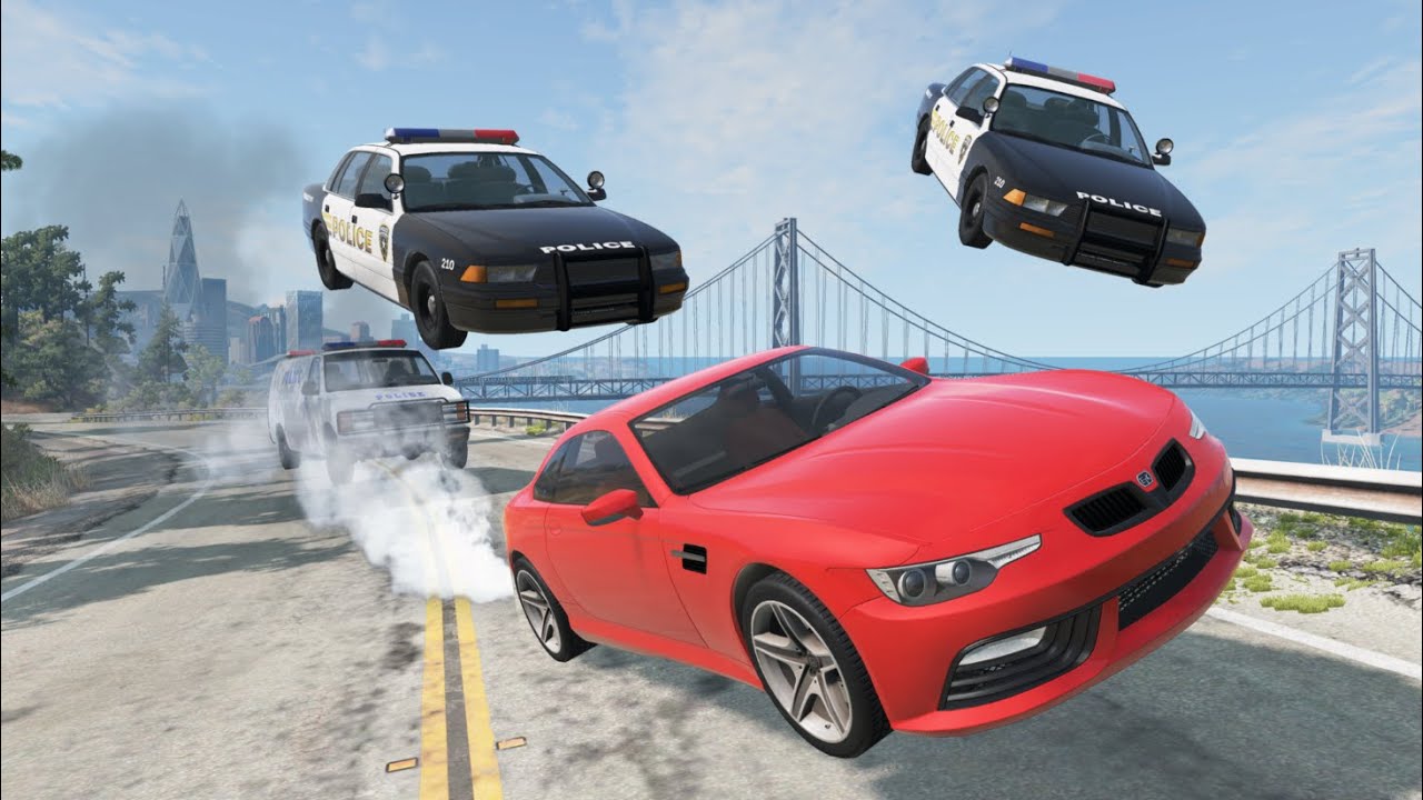 Bank Robbery: The Unstoppable - Epic Beamng Police Chase Movie | Police ...