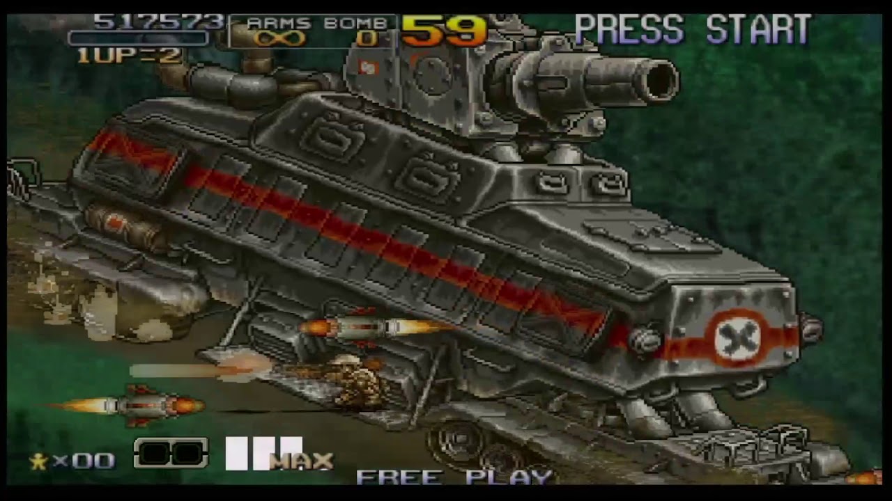 Metal Slug Anthology (PS4) Metal Slug 6 - Boss #2 Iron Sentinel (Easy ...