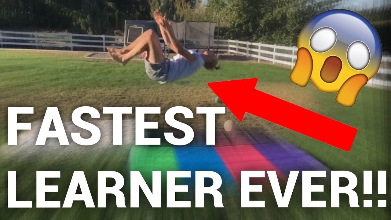 TEACHING MY FRIEND HOW TO BACKFLIP! - YouTube