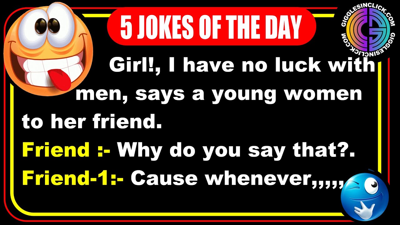 BEST 5 JOKES OF THE DAY! - All the men are same | Funny Clean Jokes ...