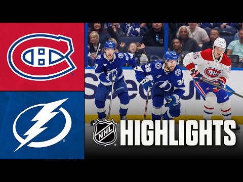 Canadiens vs. Lightning | NHL Highlights | December 28, 2025