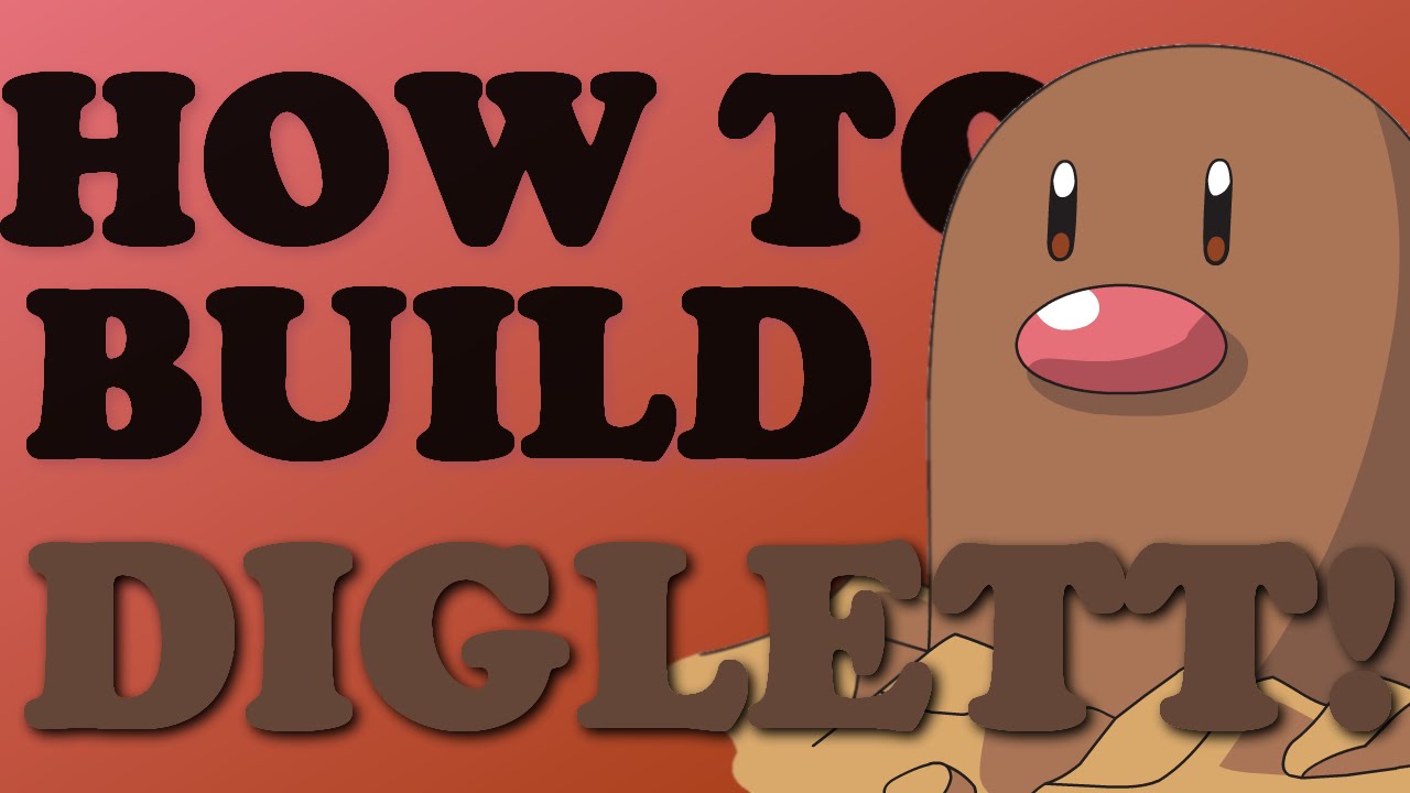 How to build Diglett in Minecraft - YouTube