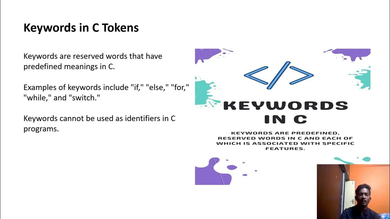 C Token | Principle of Programing using C | 1st Semister - YouTube