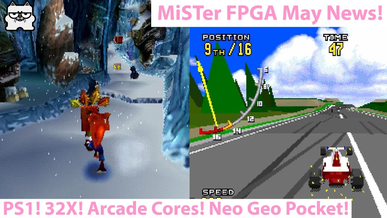 MiSTer FPGA DE10 May News! PS1 Core is Out! Sega 32X! NGPC Updates ...
