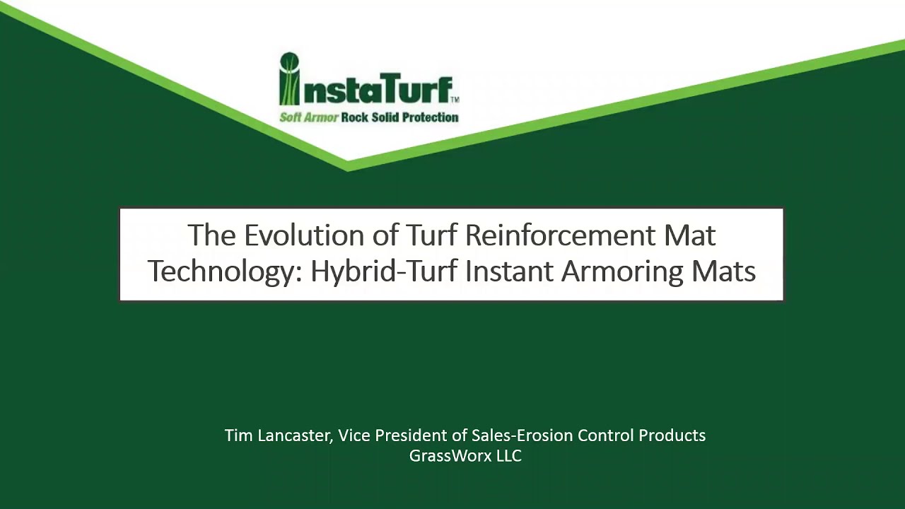 The Evolution of TRM Technology Hybrid Turf Instant Armoring Mats - YouTube