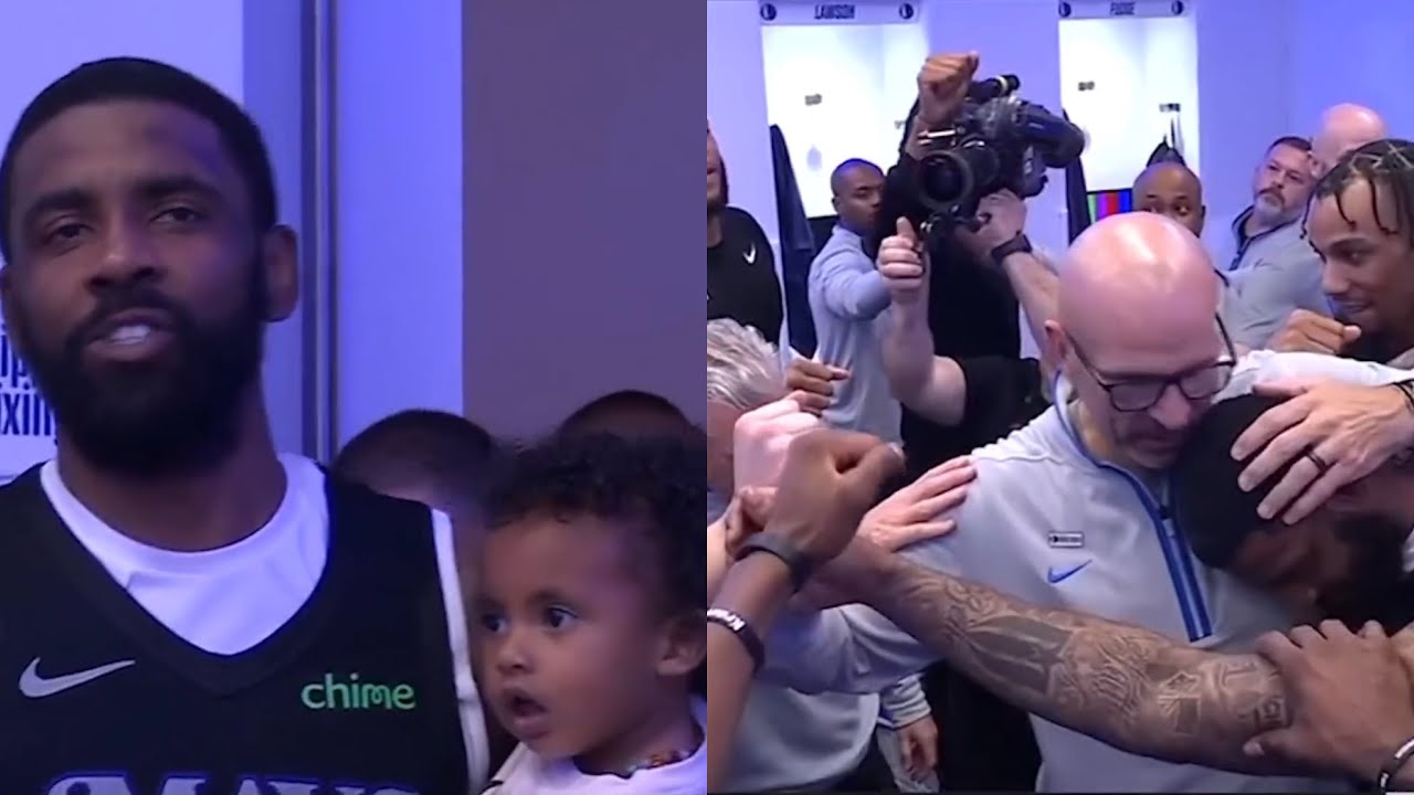 Kyrie Irving locker room speech after game 6 win vs Oklahoma City ...