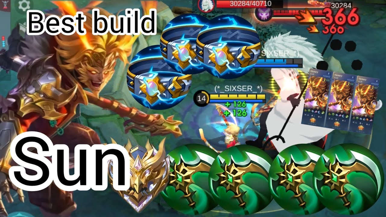 Sun best hero rank 💪 best build sun buff 💯 hack DMG - YouTube