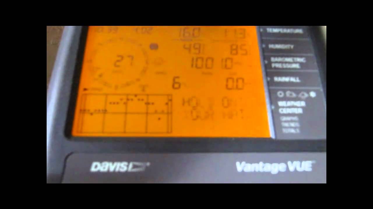 Vantage Vue console commentary - windy - YouTube