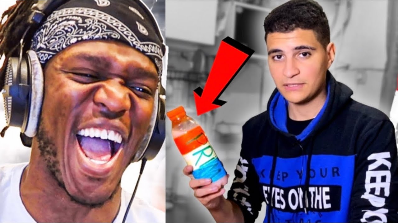 KSI REACTS TO MY RESPONSE BY DANKCUBE: I TRIED MAKING PRIME AT HOME ...