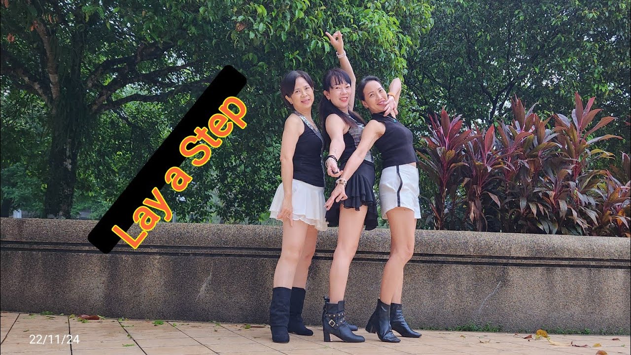 Lay a Step line dance (Tutorial) 6/12/24 - YouTube