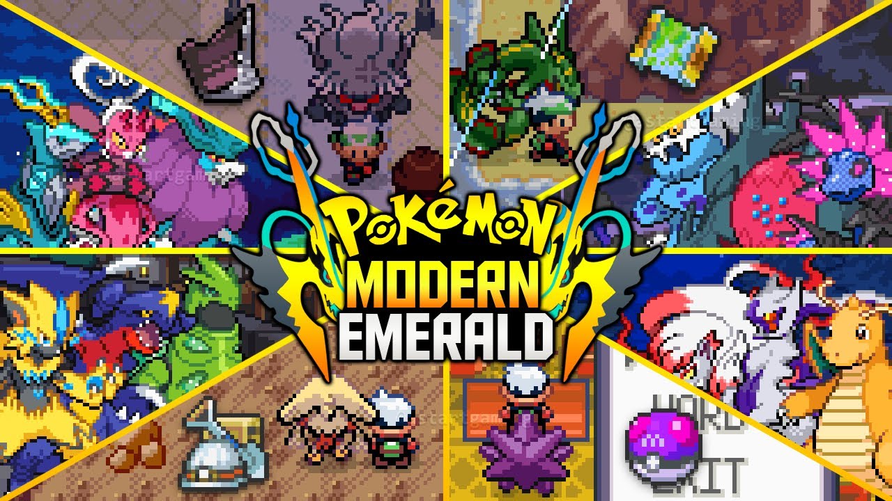 UPDATED COMPLETED Pokemon GBA With GEN 9, Wonder Trade, MODERN Frontier ...