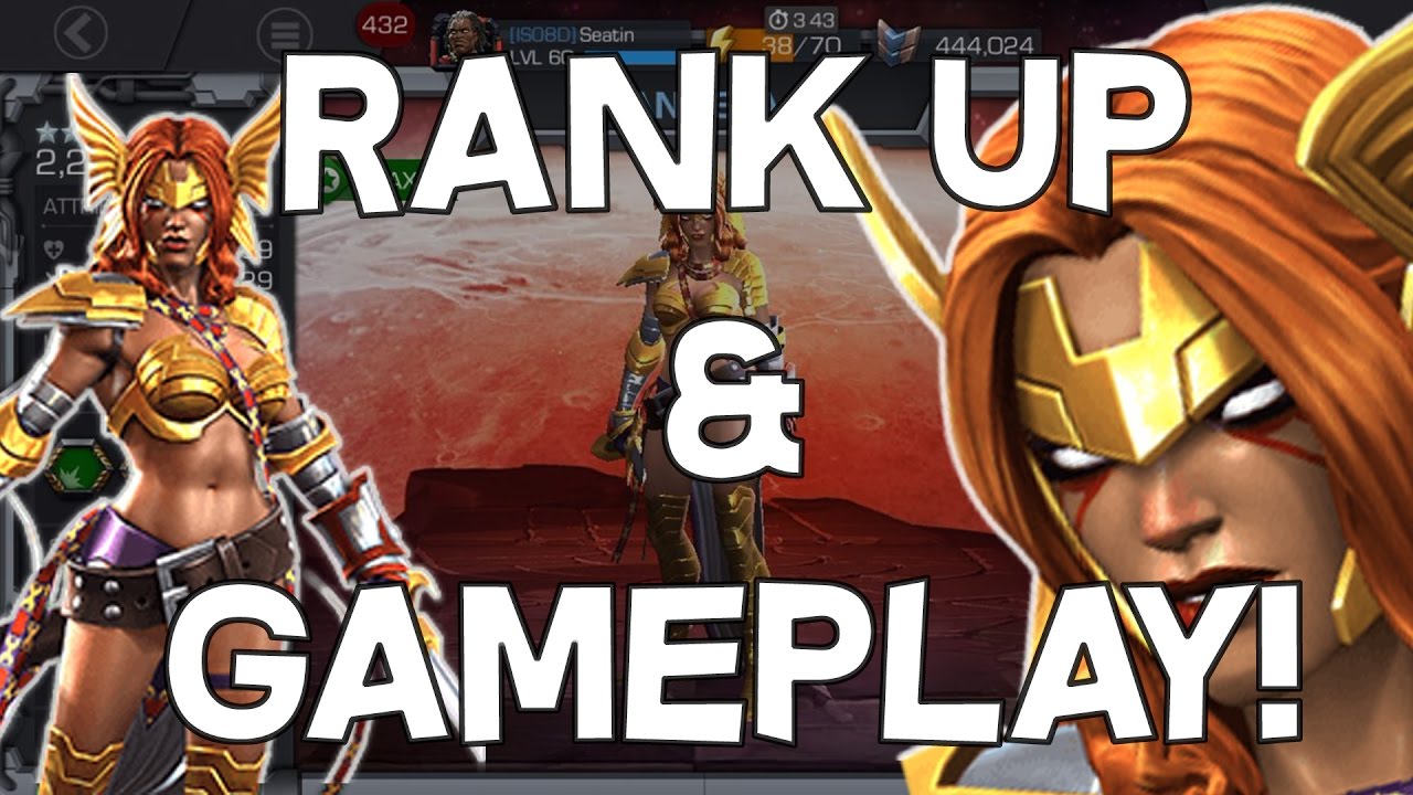 Angela Rank Up, Ability Overview & Gameplay! - Marvel Contest Of ...