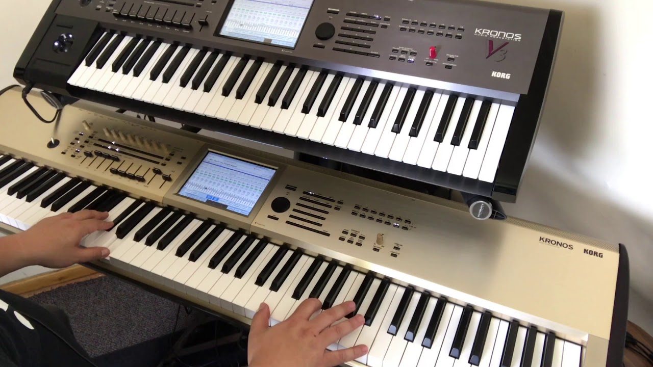 Don’t You Simple Minds Korg Kronos Keyboard Synth Cover Sounds - YouTube