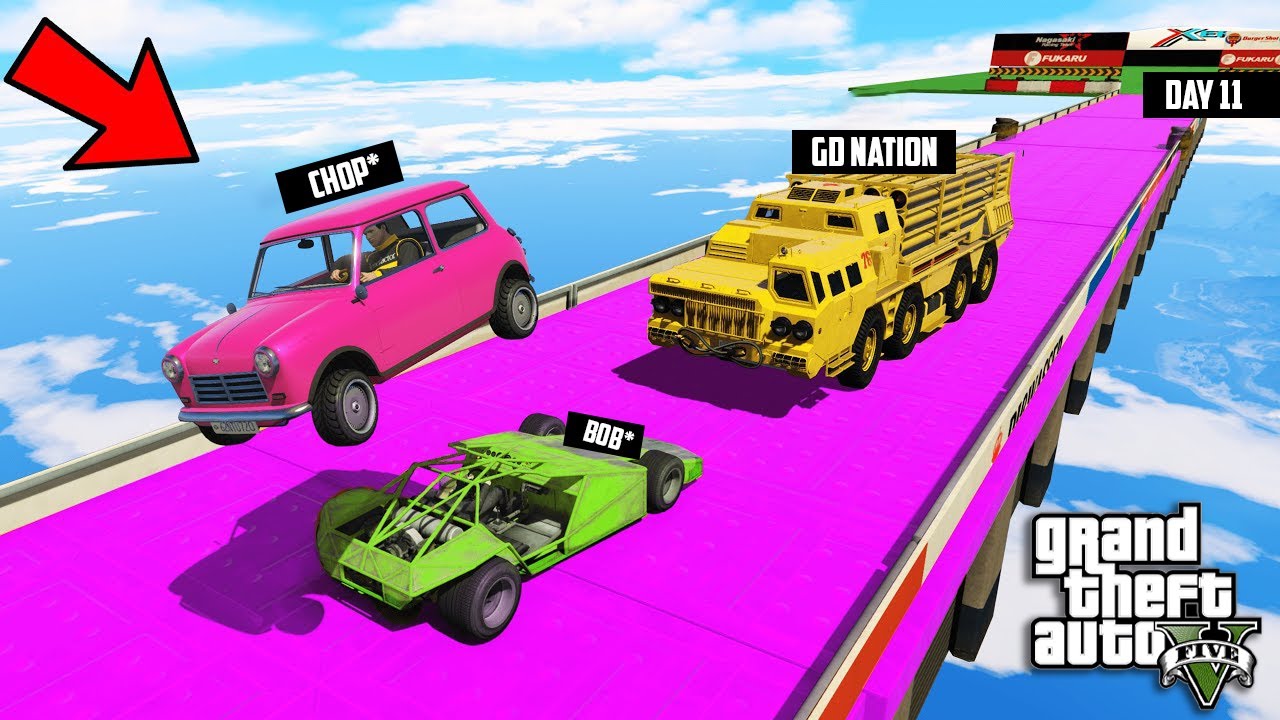 🚥GD NATION FACE TO FACE CHALLANGE WITH CHOP [DAY 11] GTA 5 ...