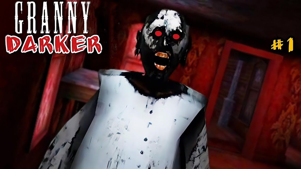 CAR ESCAPE FROM HORROR HOUSE IN DARK MODE॥ GRANNY GAMEPLAY - YouTube