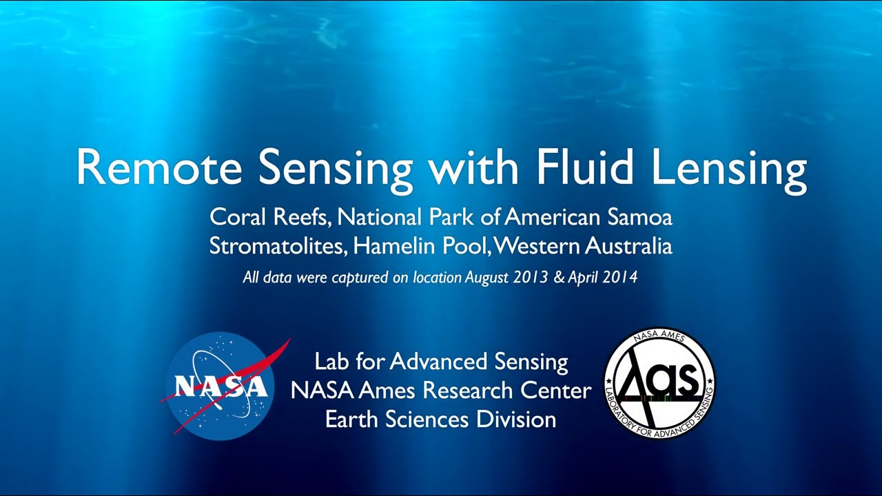 NASA Ames LAS Fluid Lensing Animation from American Samoa 2013 Survey ...